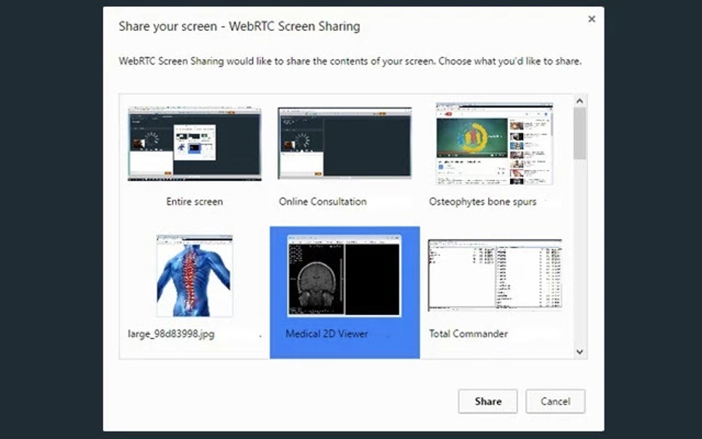 tEMed WebRTC Screen Sharing cho Google Chrome - Tiện ích mở rộng Tải về