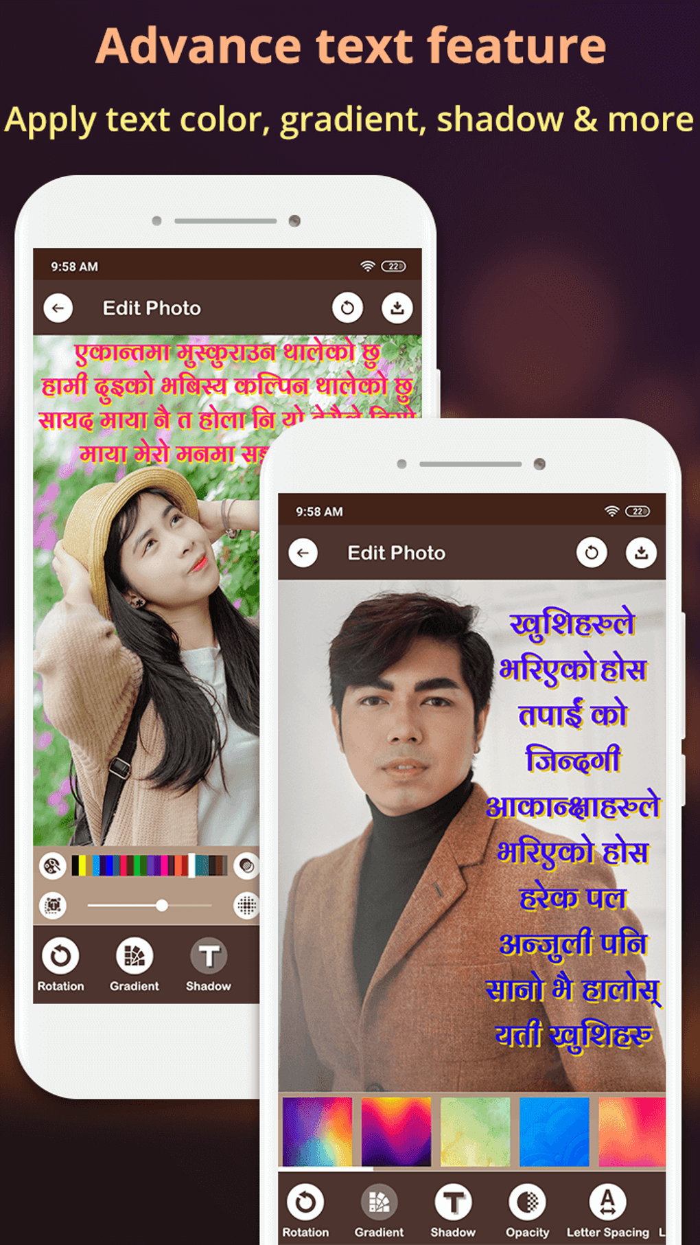 Android 용 Write Nepali Text On Photo - 다운로드