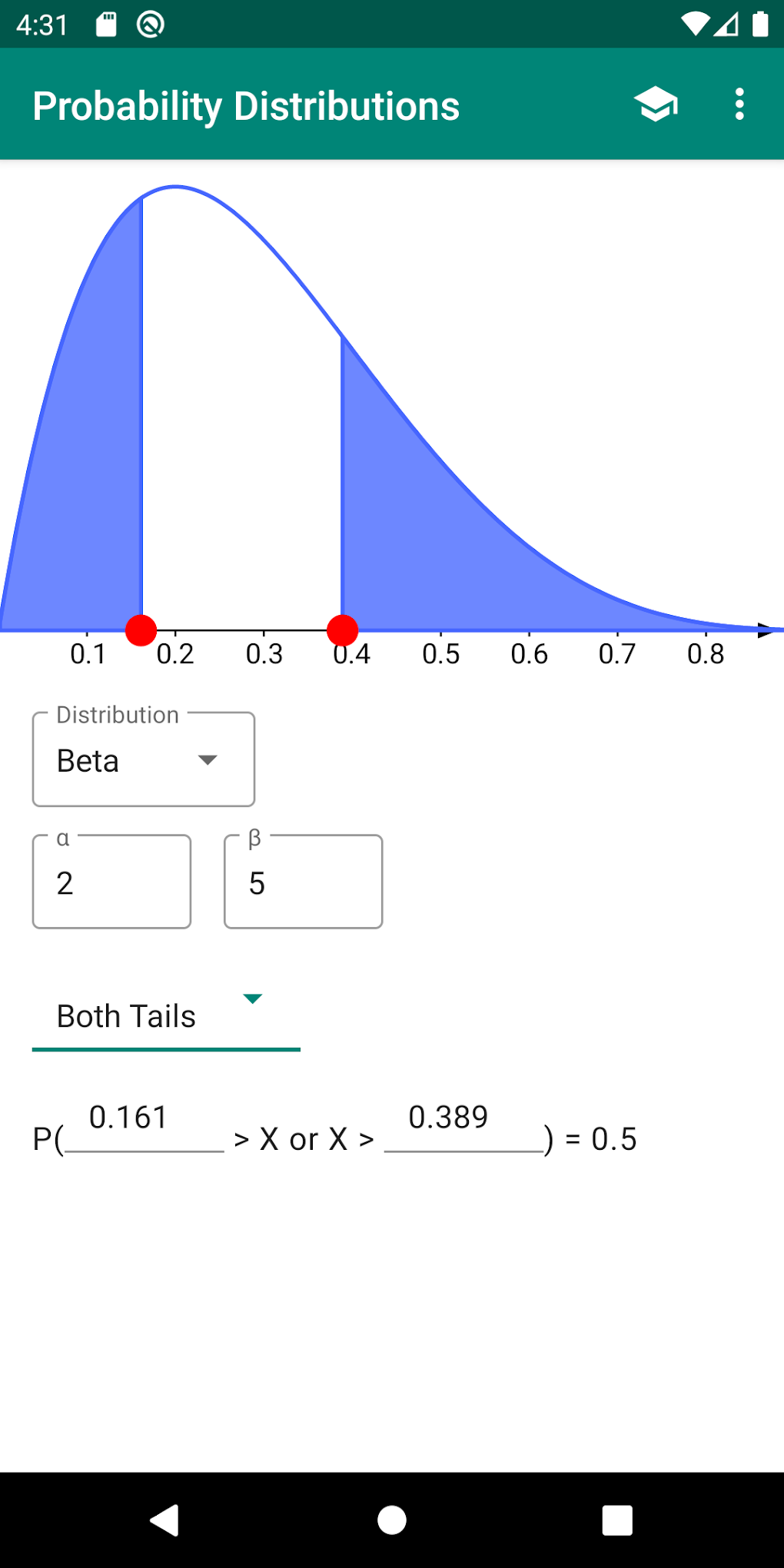 Probability Distributions for Android - Download