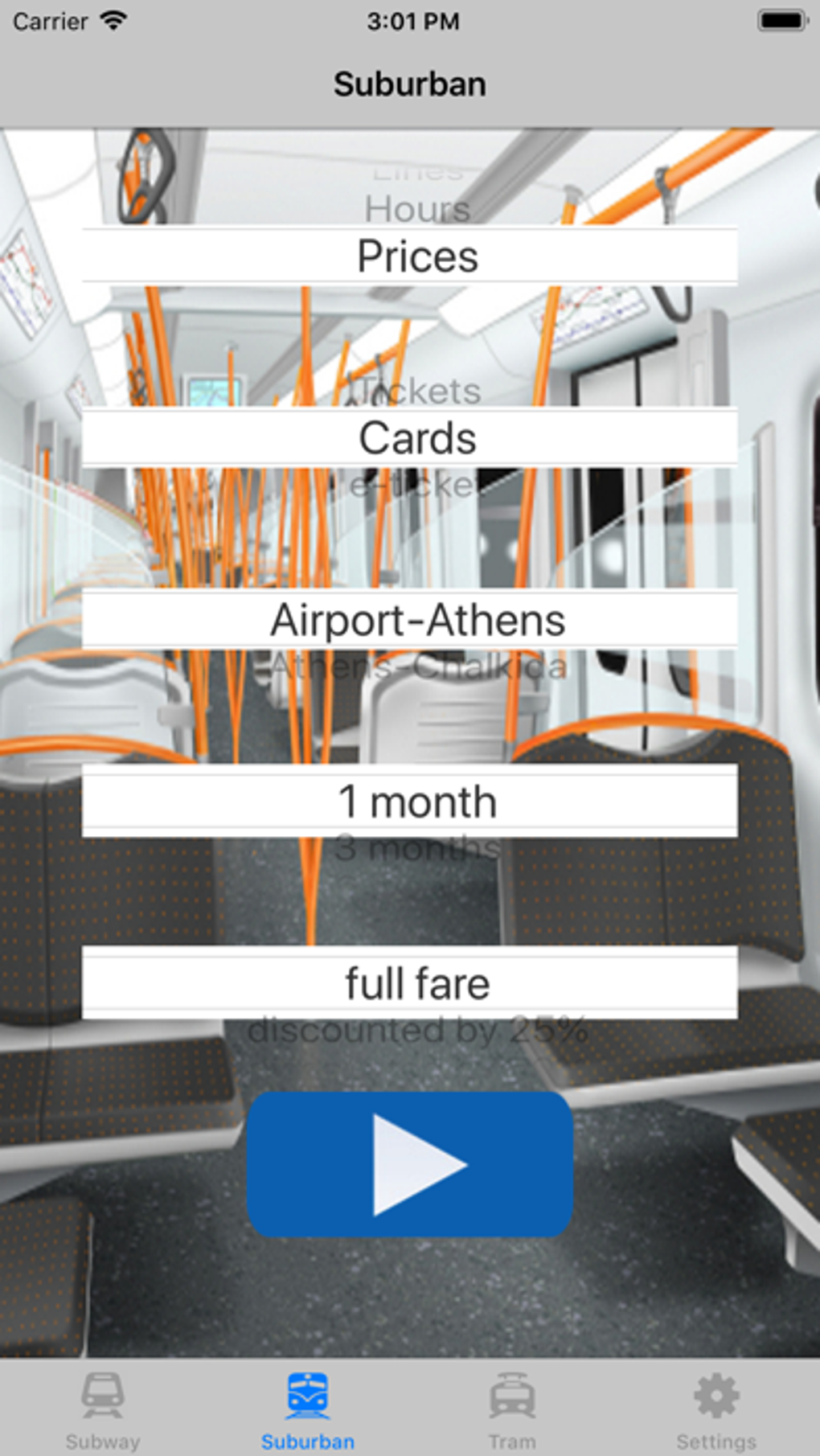 Μετρό Αθηνών Athens Metro para iPhone - Descargar