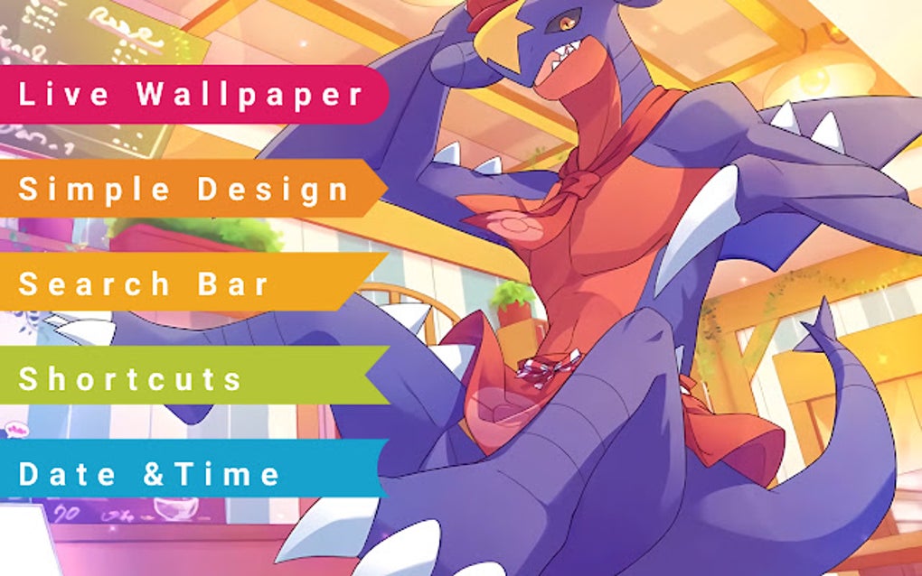 Garchomp Pokemon Cafe Live Wallpaper para Google Chrome - Extensión ...