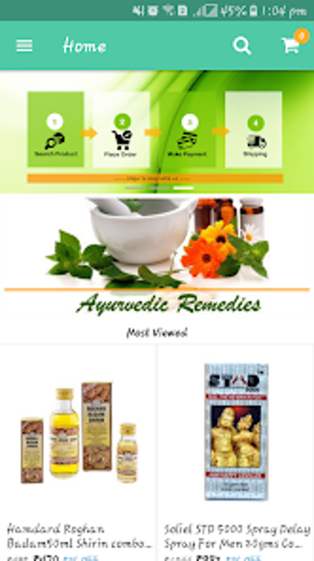 SwasthyaShopee - Online Ayurve para Android - Descargar