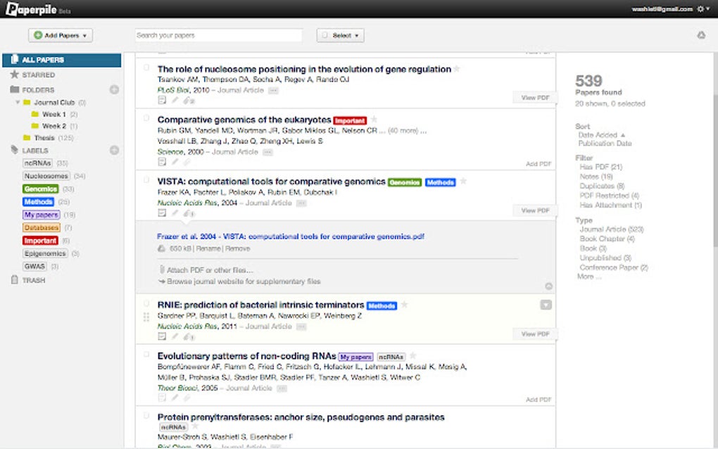 Paperpile Extension para Google Chrome - Extensión Descargar