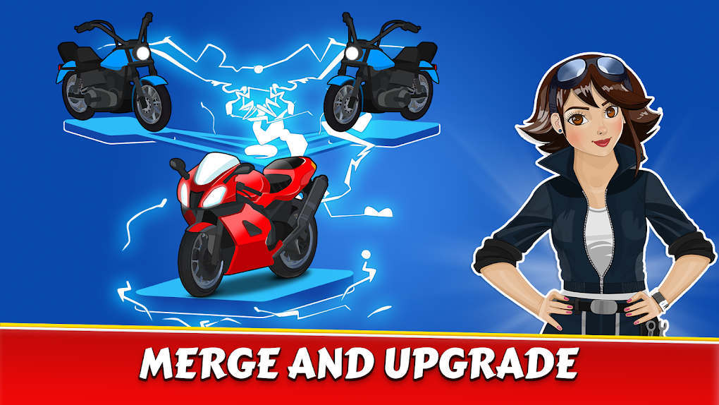 Merge Bike game Idle Tycoon for Android - Download