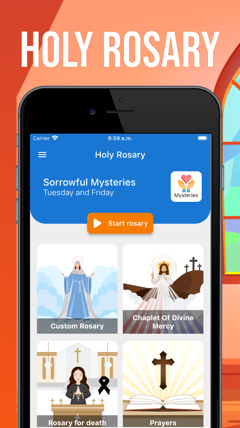 The Holy Rosary with voice for iPhone - Download