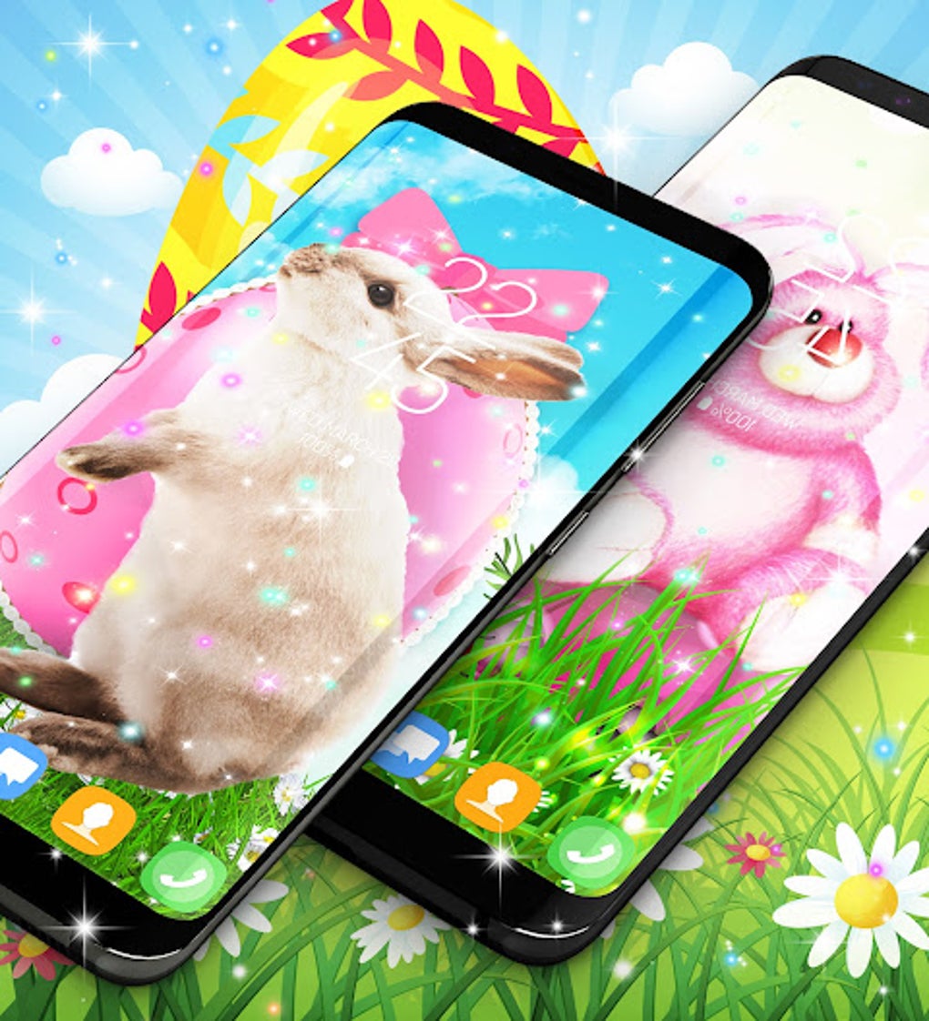Cute bunny live wallpaper pour Android - Télécharger