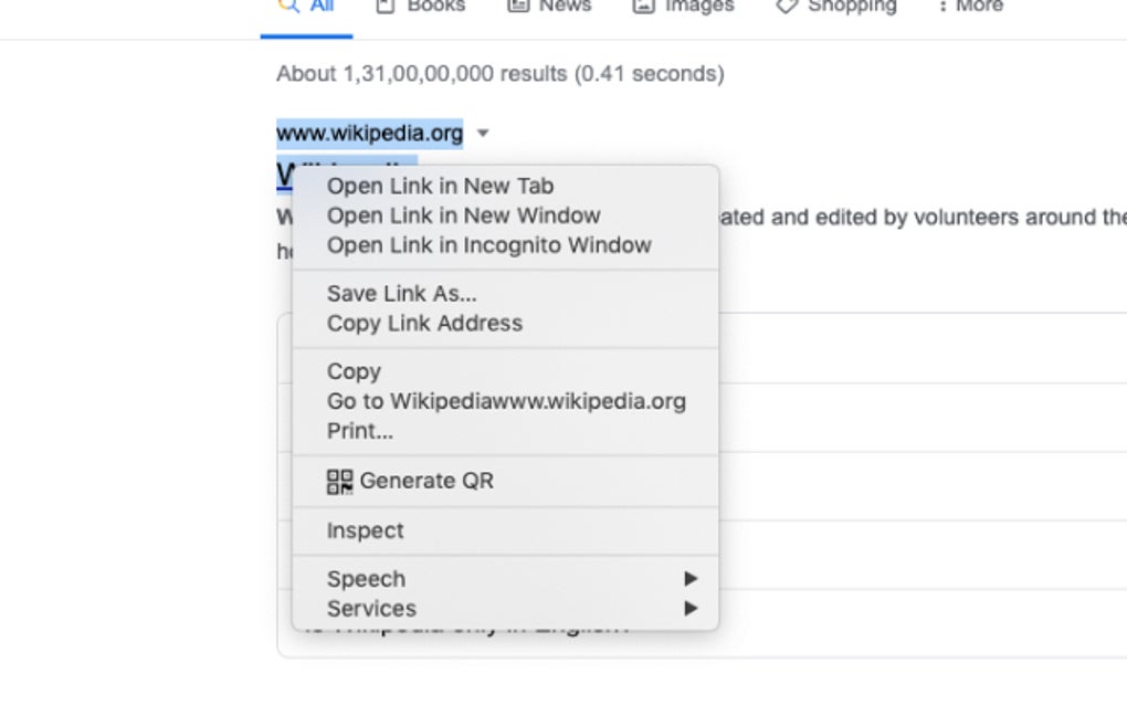 QR Generator pour Google Chrome - Extension Télécharger