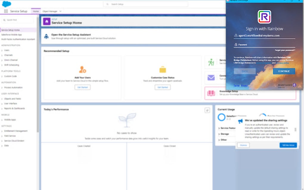 Rainbow CRM Bridge for Salesforce Google Chrome 용 - 확장 프로그램 다운로드