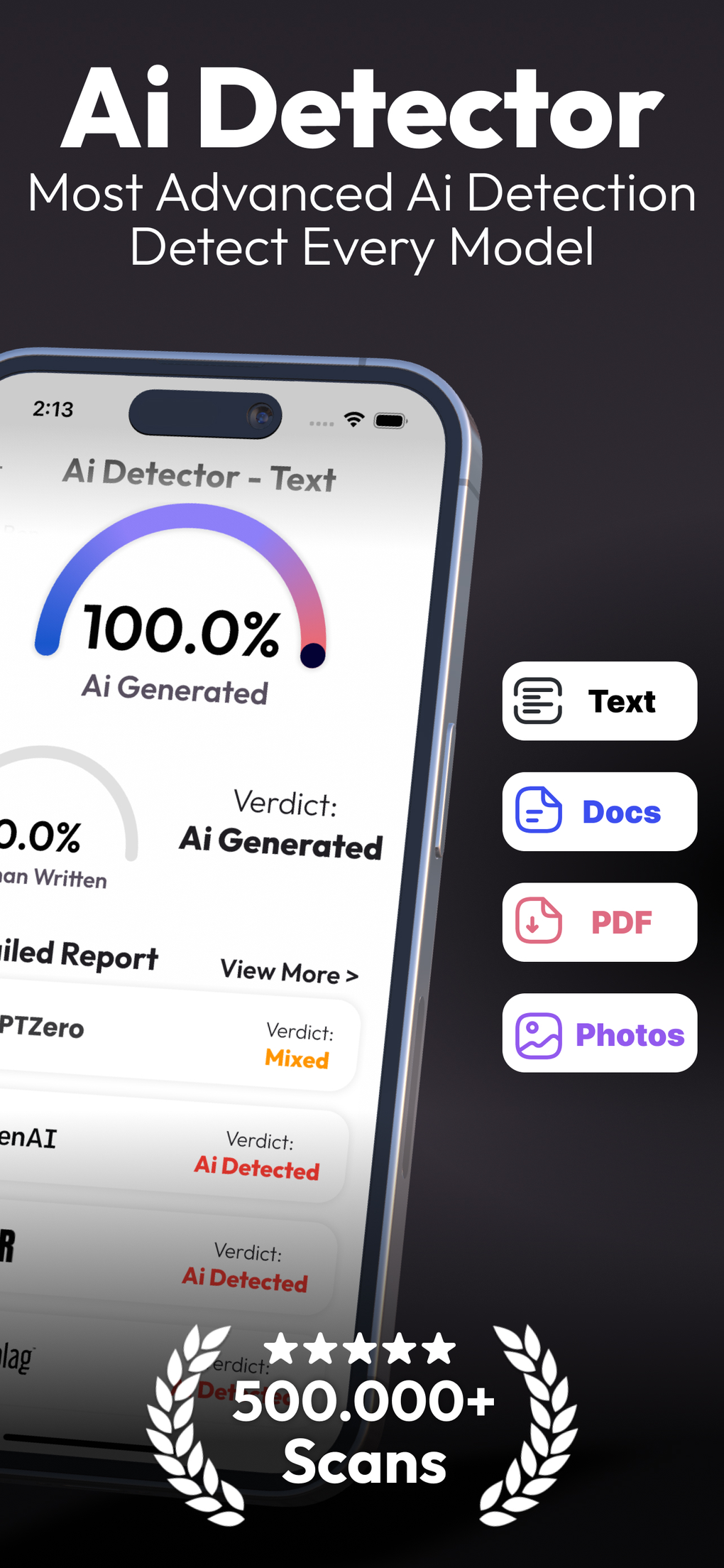 Ai Detector Humanizer AiScan สำหรับ iPhone - ดาวน์โหลด