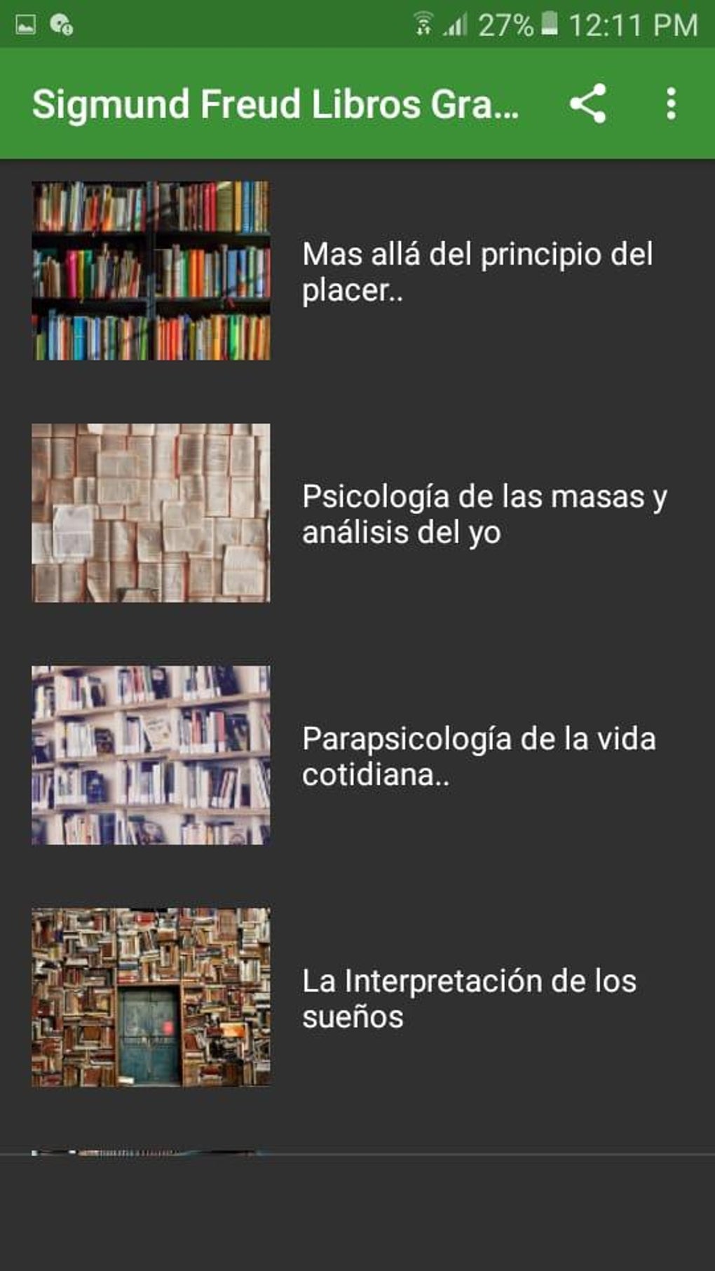 Sigmund Freud Libros Gratis สำหรับ Android - ดาวน์โหลด