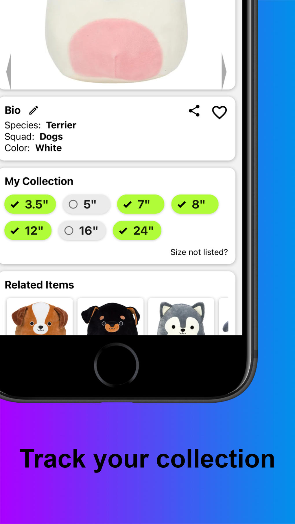 SquadApp - Collection Database for iPhone - Download