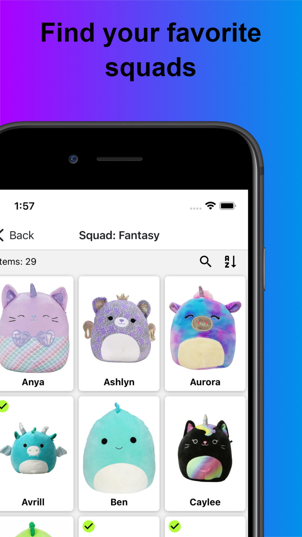SquadApp - Collection Database for iPhone - Download
