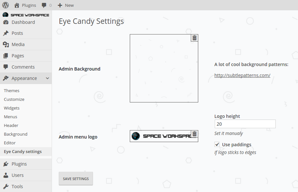 Eye-candy theme by WordPress Monsters (WordPress) - Download