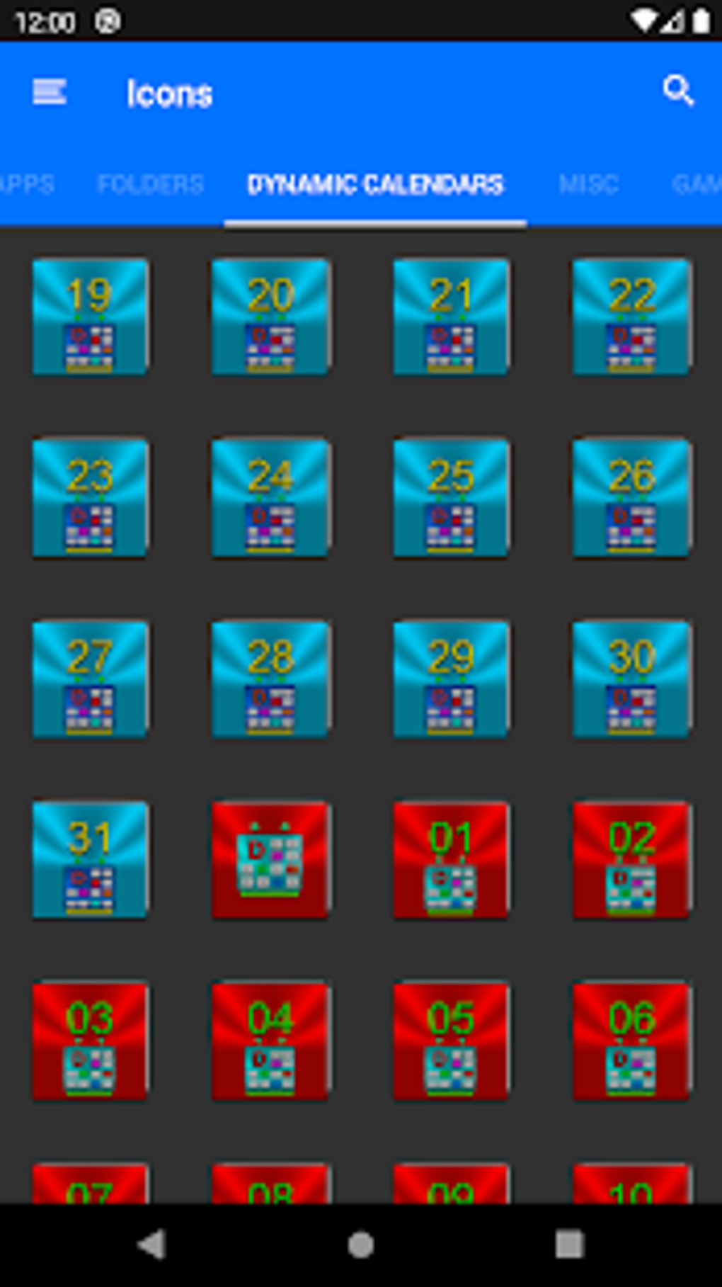 Colorful Nbg Icon Pack Free APK สำหรับ Android - ดาวน์โหลด