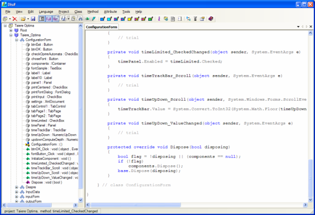 .NET decompiler Dis# - Download
