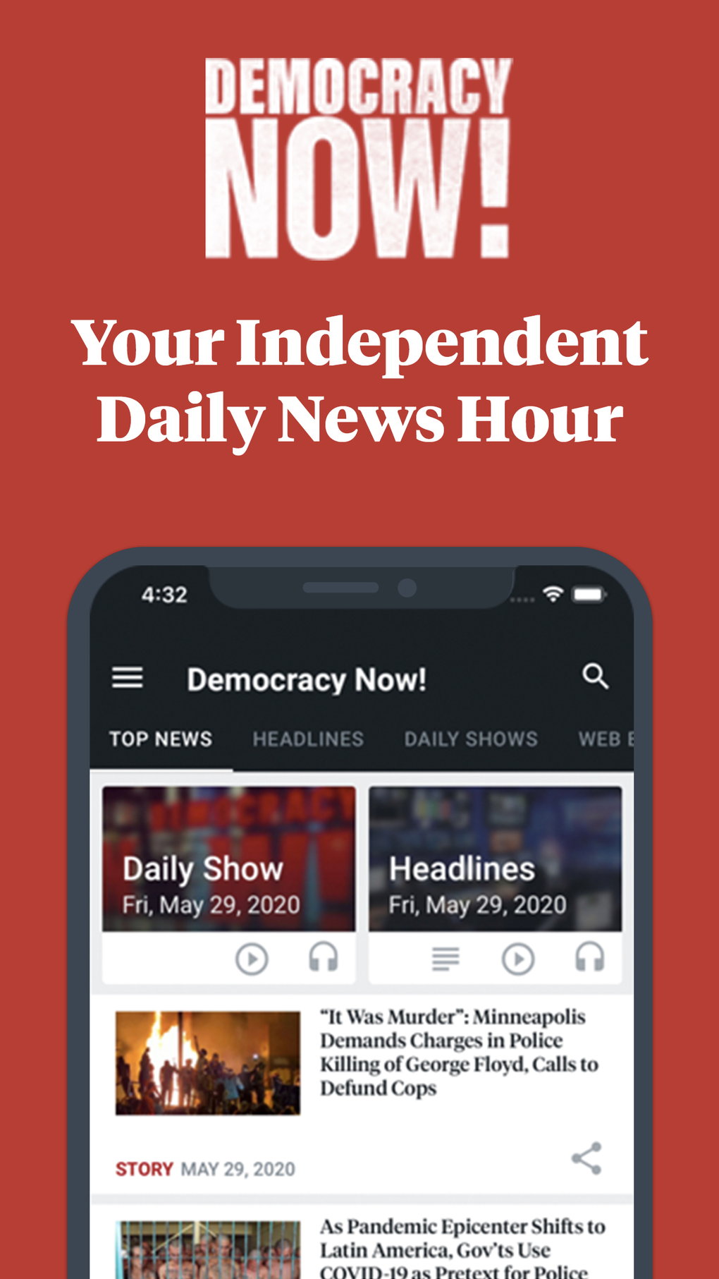 Democracy Now for iPhone - Download