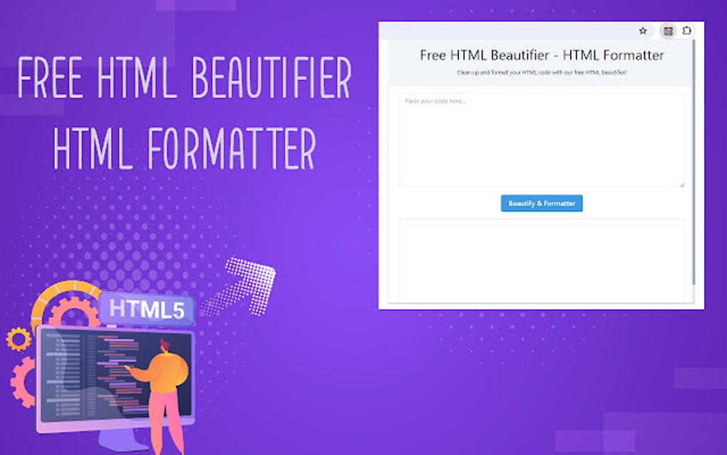 Free HTML Beautifier - HTML Formatter Google Chrome 용 - 확장 프로그램 다운로드