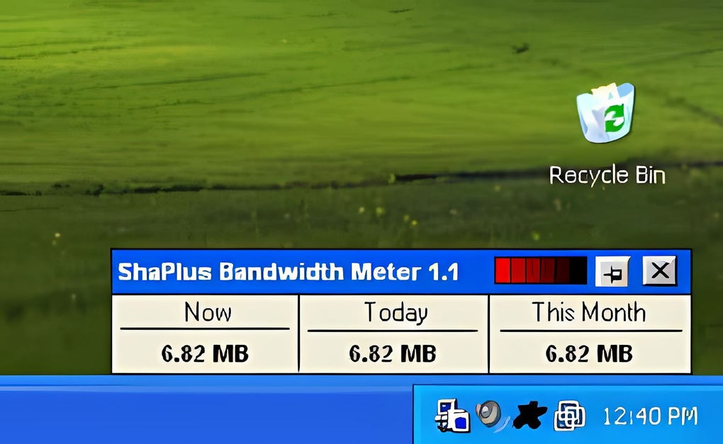 ShaPlus Bandwidth Meter - Download