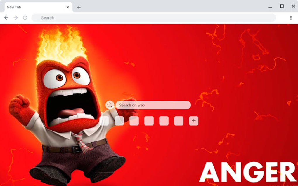 Inside Out anger Live Wallpaper para Google Chrome - Extensión Descargar