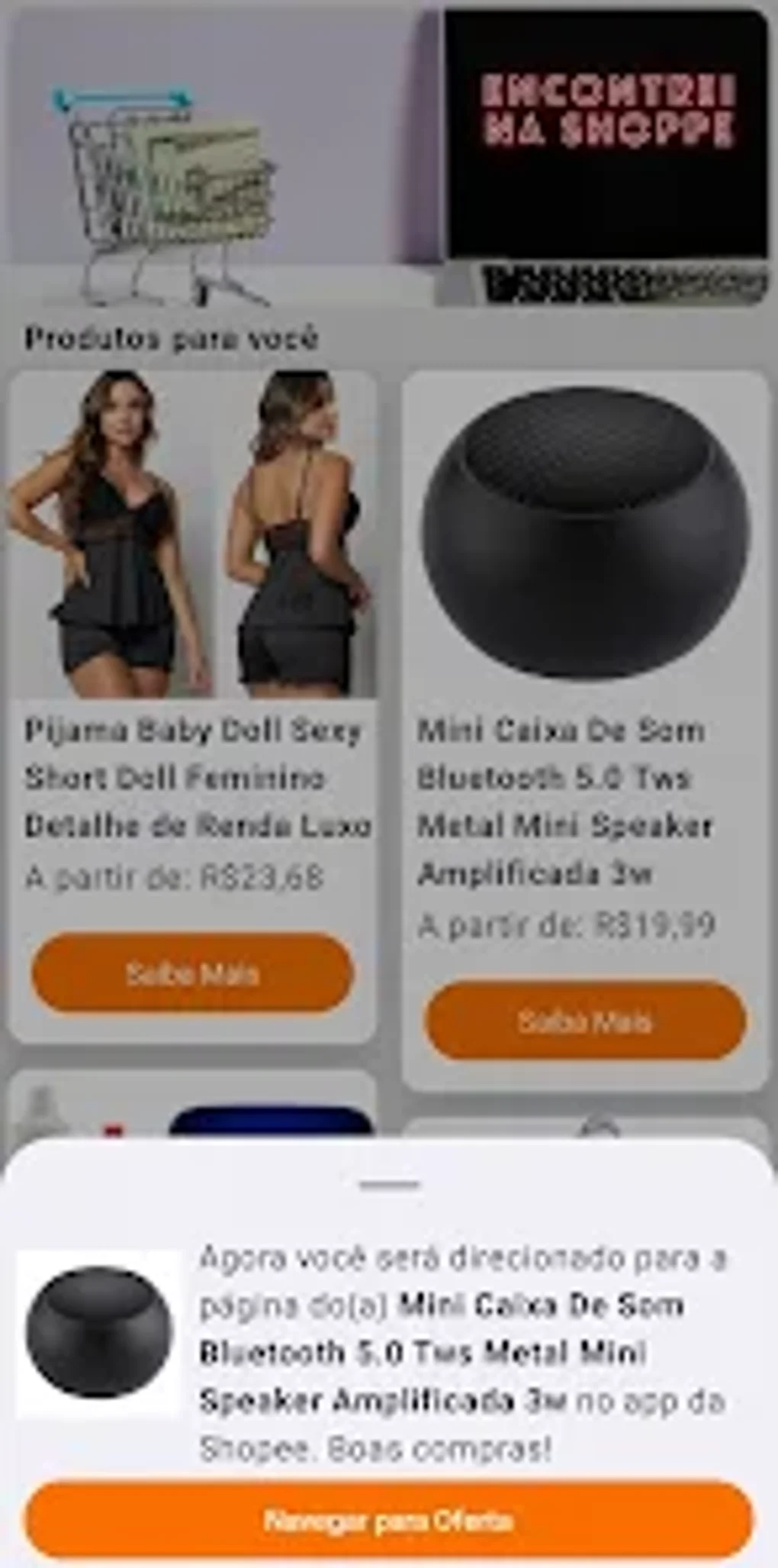 Encontrei na Shopee for Android - Download