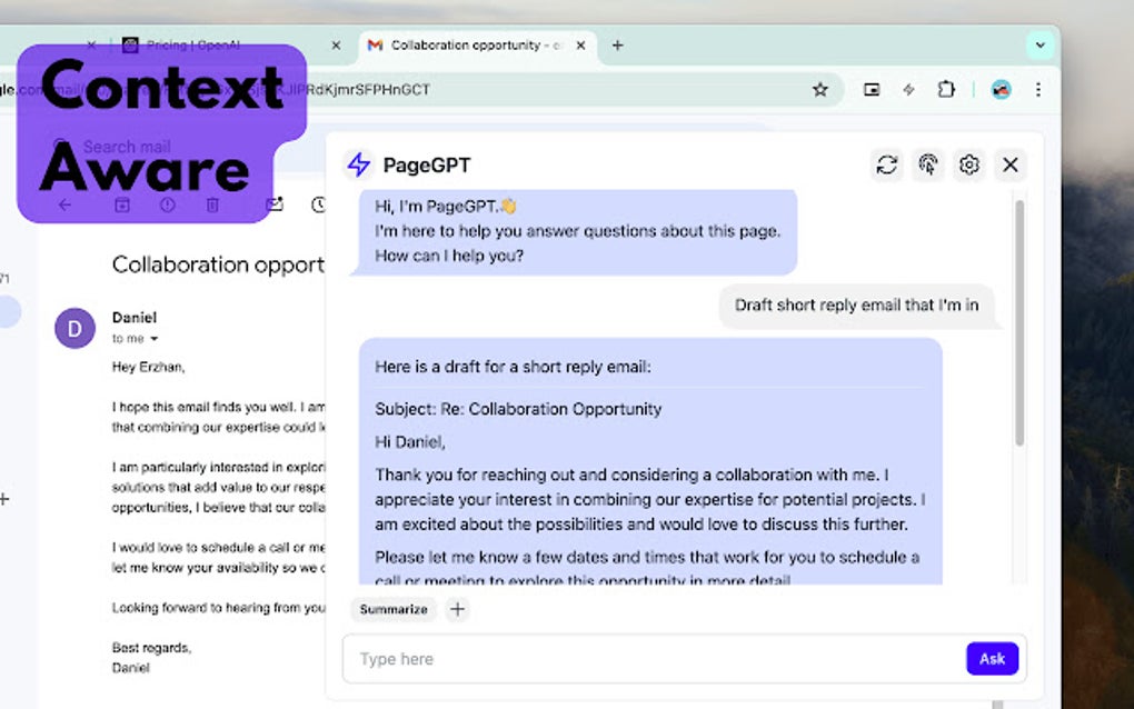 PageGPT: Your context-aware AI chatbot para Google Chrome - Extensão ... PageGPT: Your context-aware AI chatbot para Google Chrome - Extensão ...