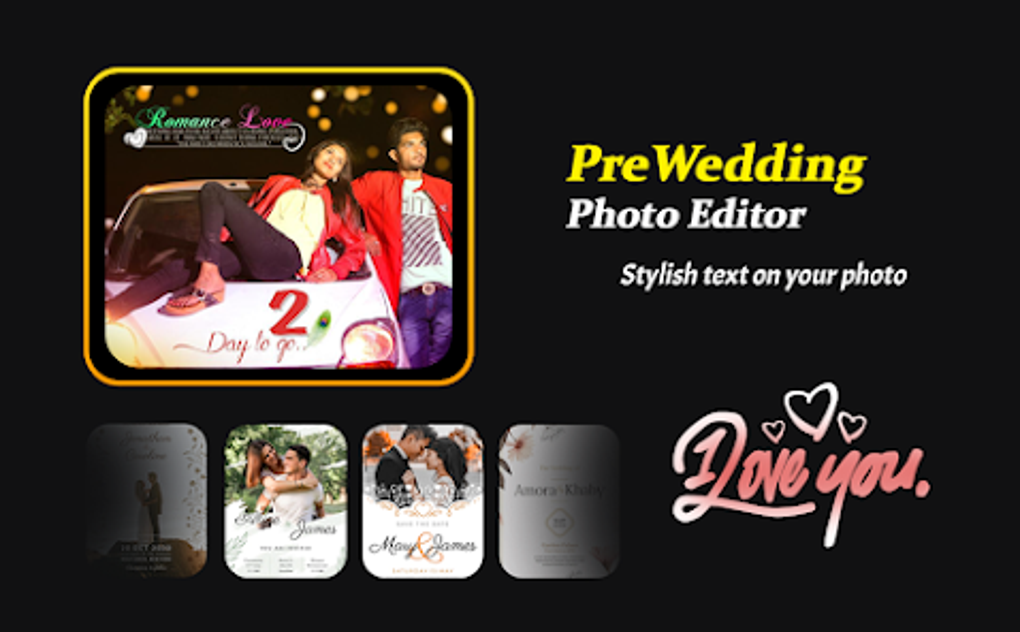 Pre Wedding Photo Editor para Android - Descargar
