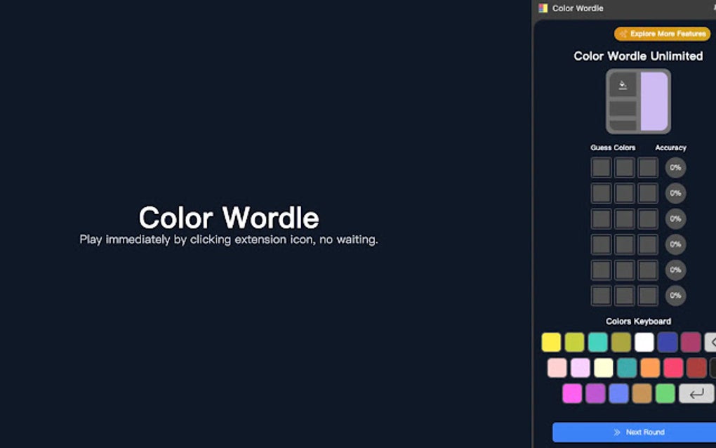 Color Wordle สำหรับ Google Chrome - ส่วนขยาย ดาวน์โหลด