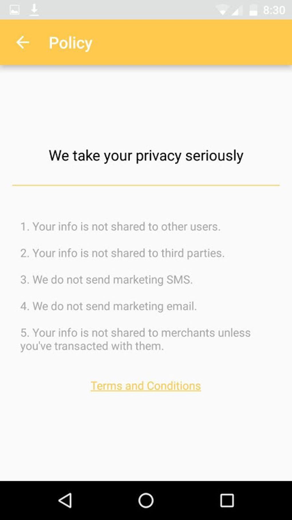 Tunai para Android - Descargar
