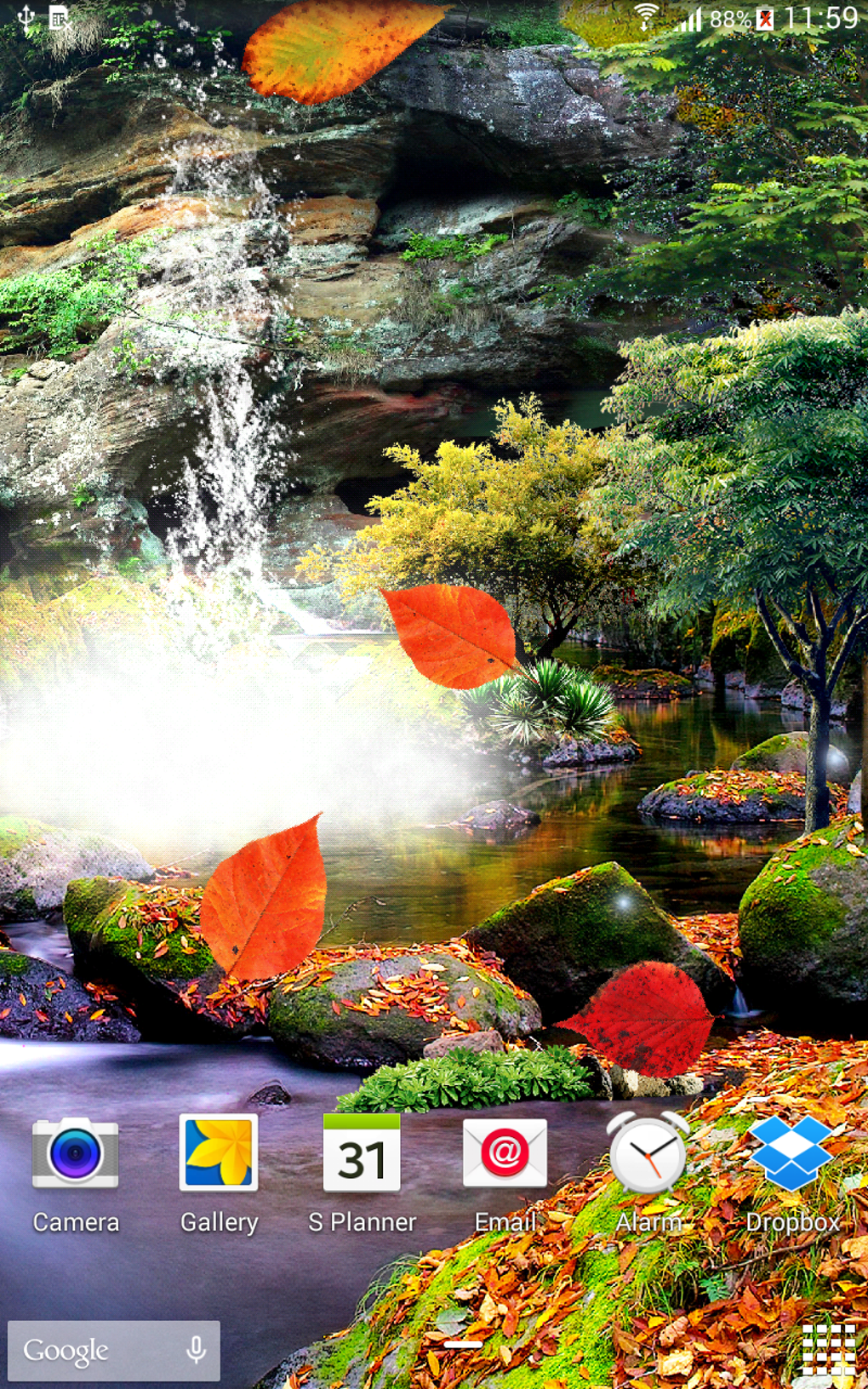 3D Autumn Waterfall Wallpaper APK for Android - Download