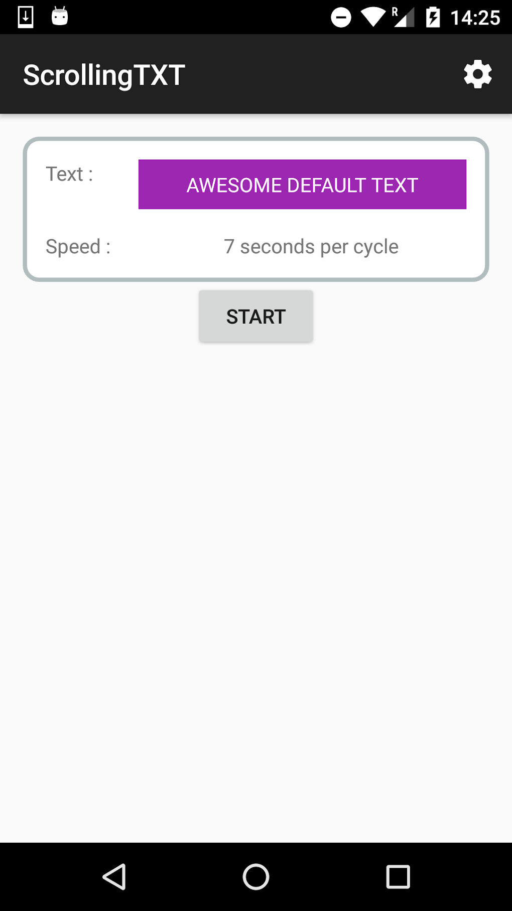 Scrolling text para Android - Descargar