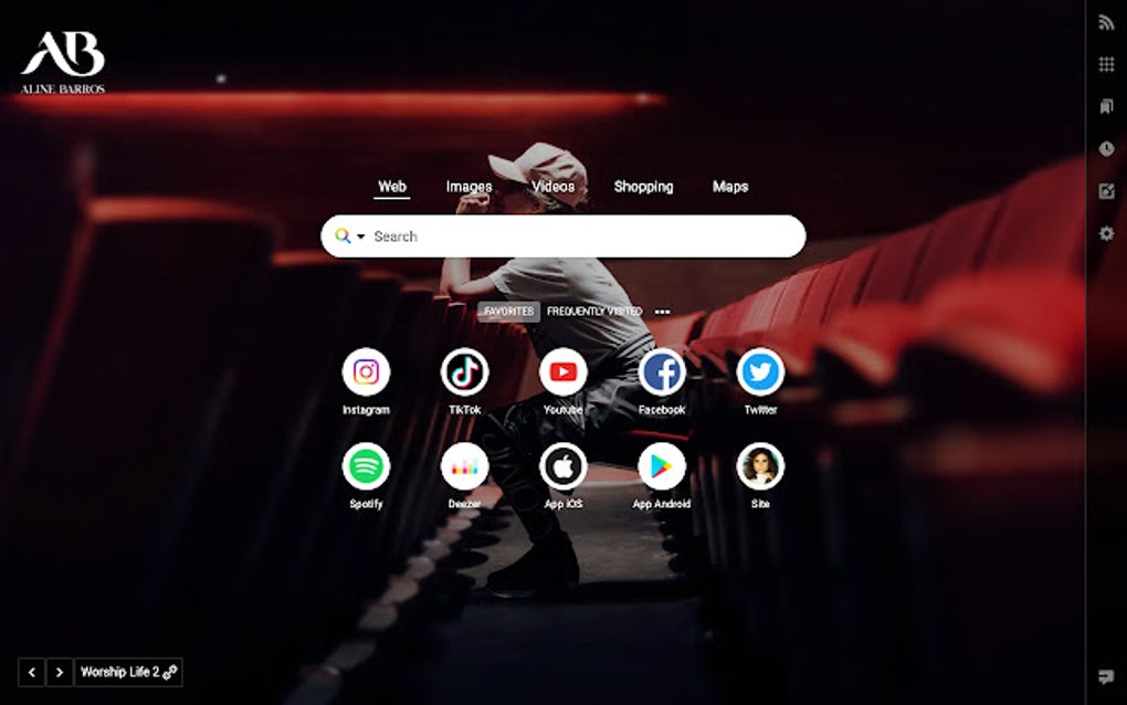 Aline Barros for Google Chrome - Extension Download