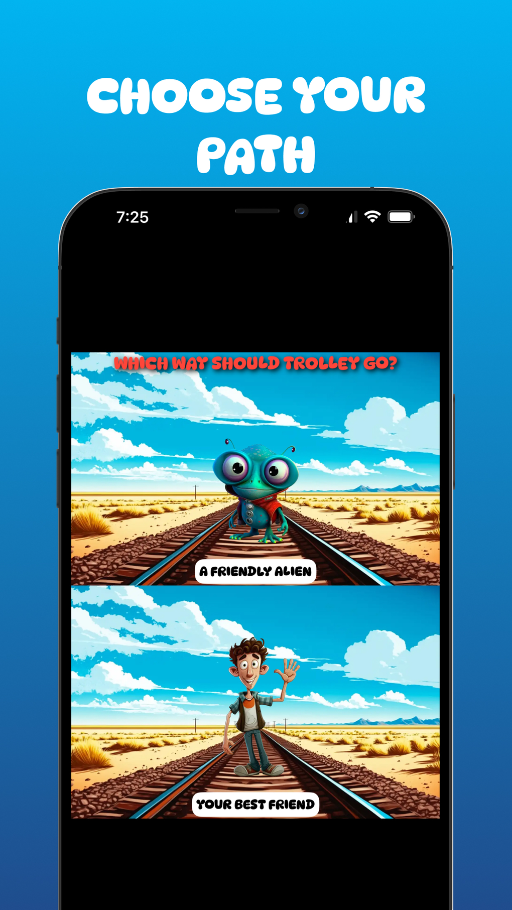 Trolley Problem Game for iPhone - Download
