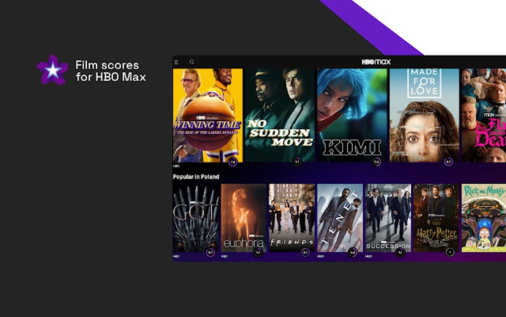 Film Scores for HBO Max : IMDB ratings & more para Google Chrome ...