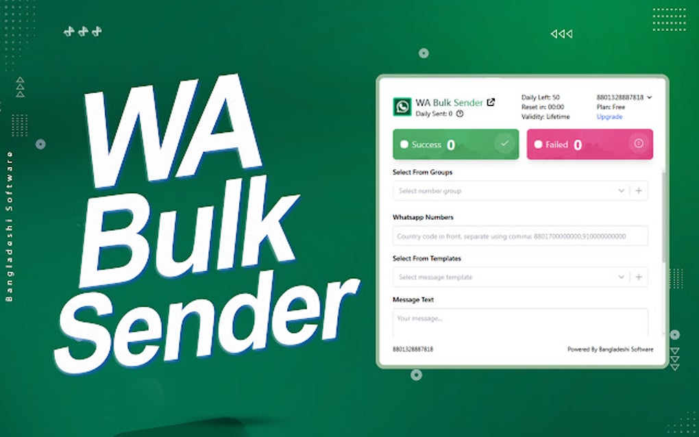 WA Bulk Sender Google Chrome 용 - 확장 프로그램 다운로드