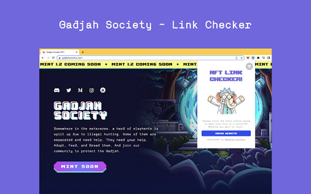 Gadjah Society - Link Checker for Google Chrome - Extension Download