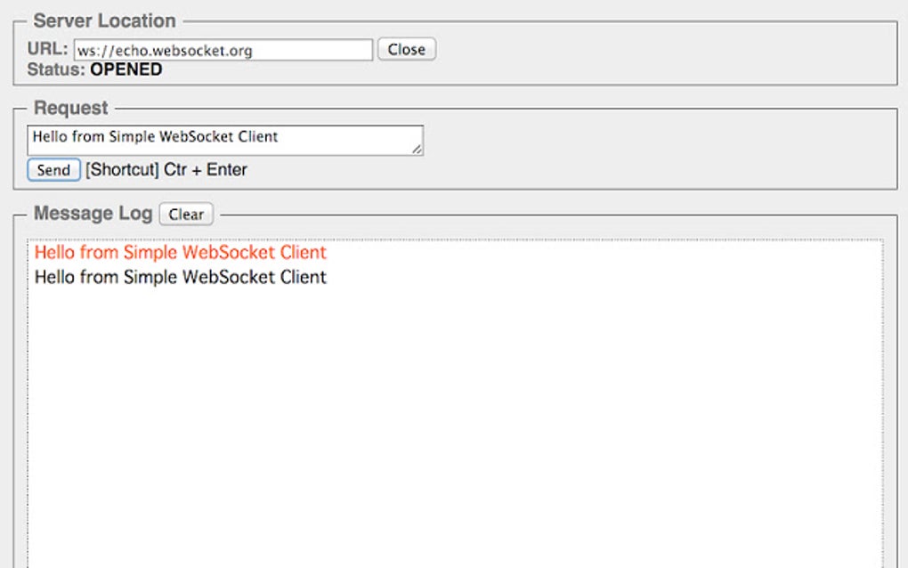 Simple WebSocket Client for Google Chrome - Extension Download