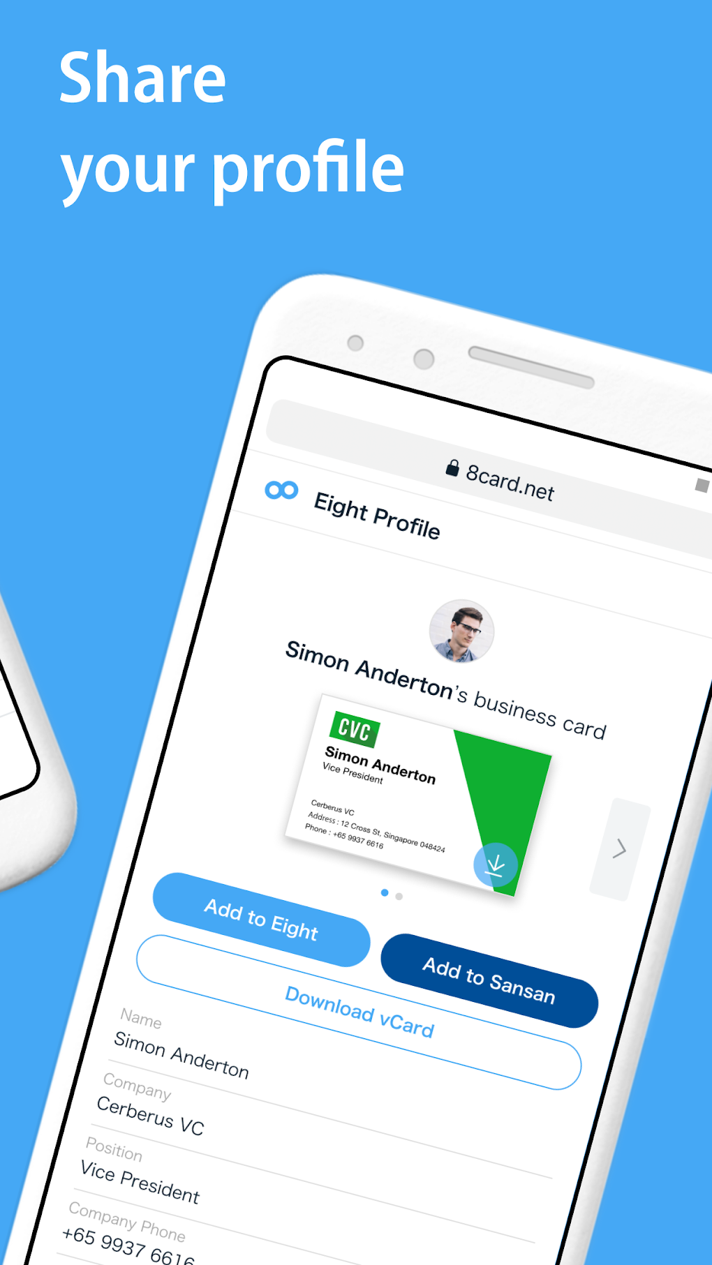 Eight: Visiting card scanner APK for Android - Download