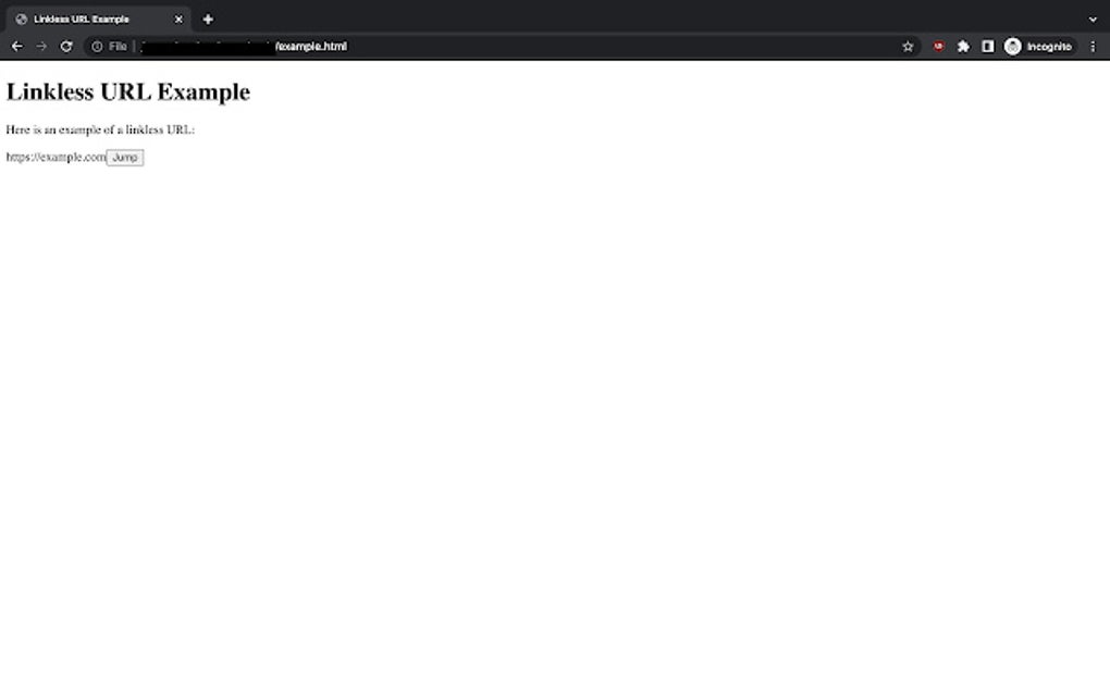 Jump to URL for Google Chrome - Extension Download