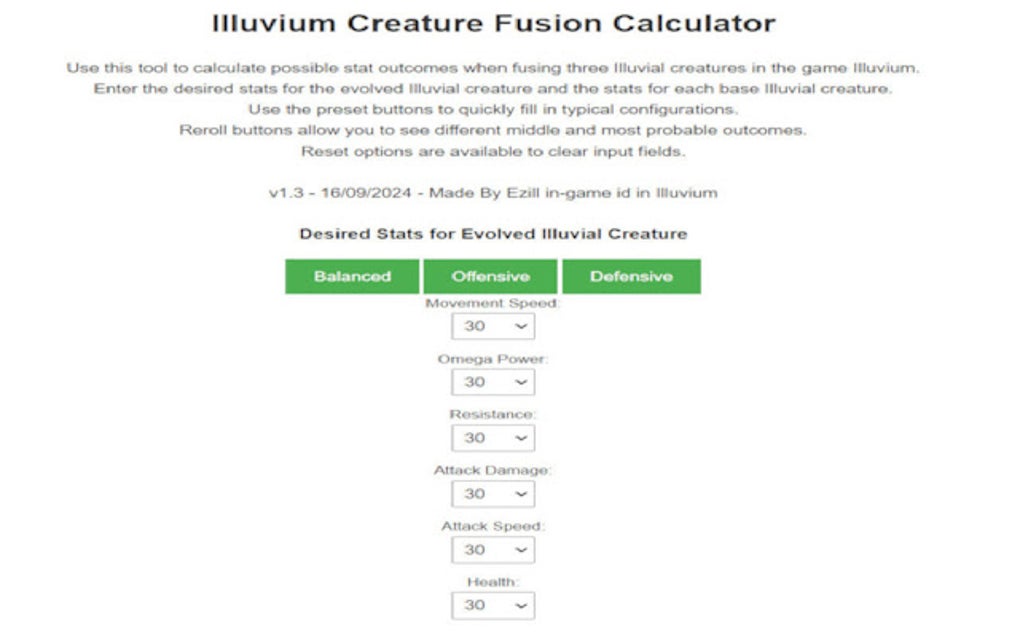Illuvium Creature Fusion Calculator para Google Chrome - Extensión ...