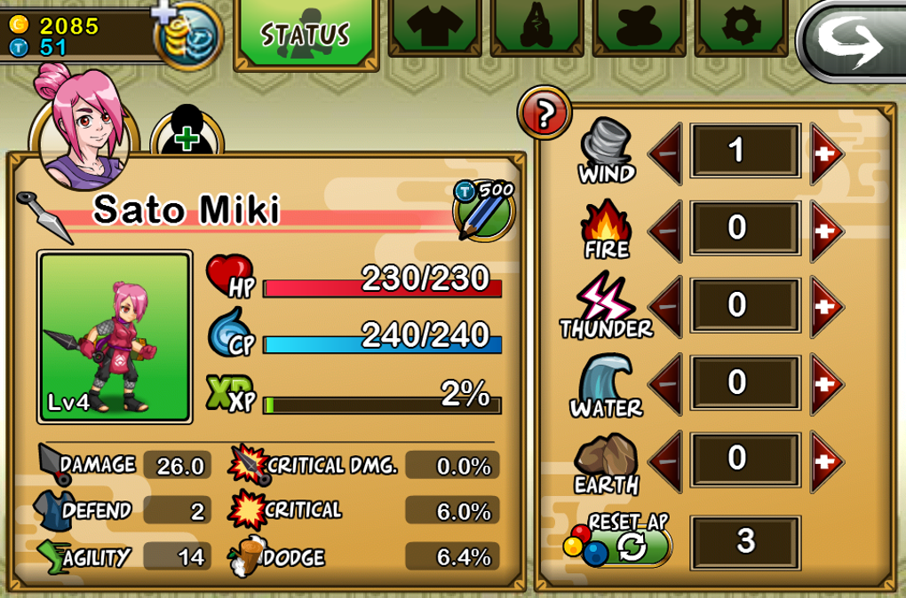 Ninja Saga para iPhone - Descargar