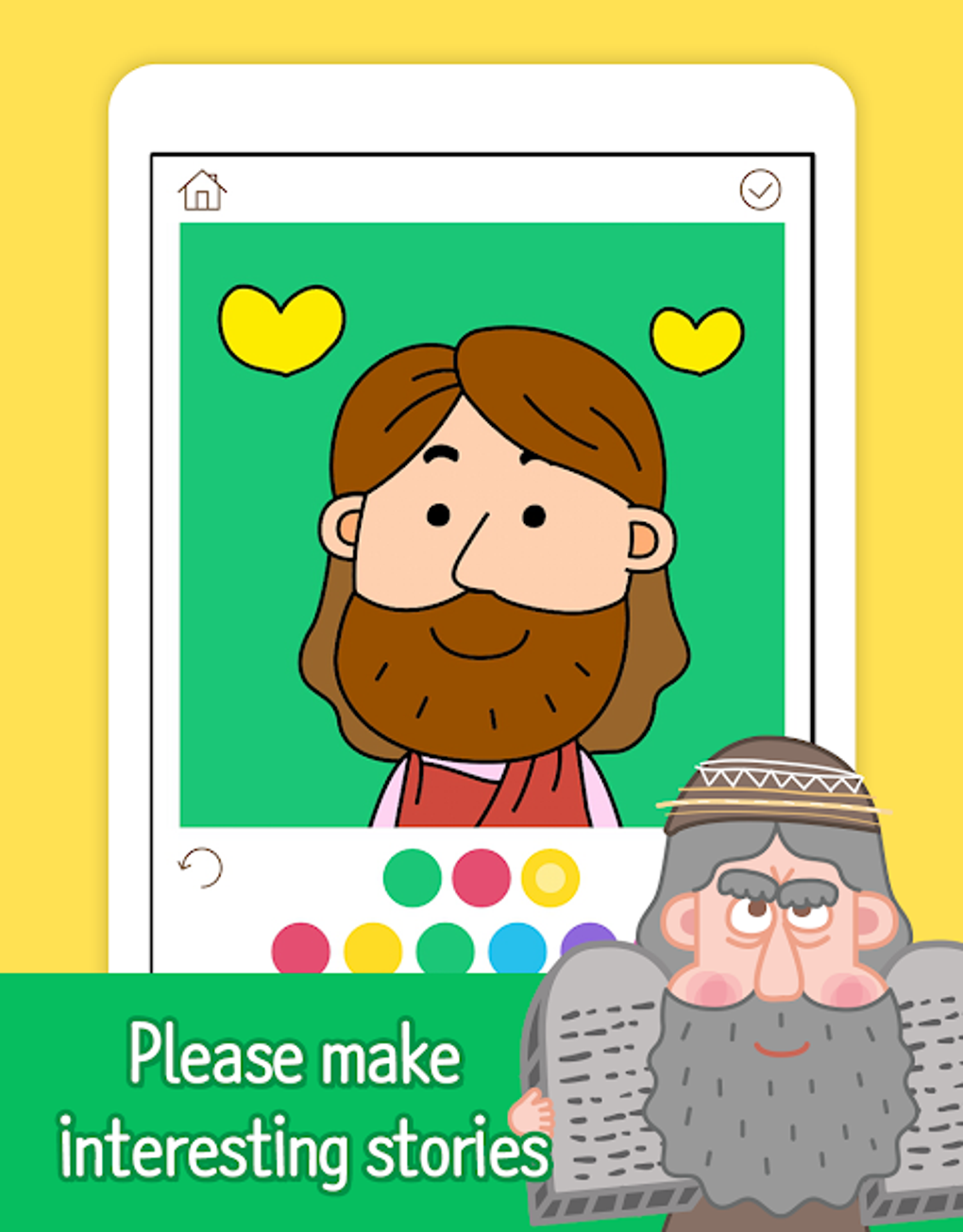 Android Bible Coloring Book Story Coloring Page APK 