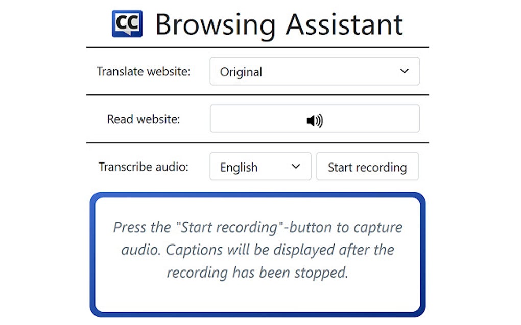 Browsing Assistant Google Chrome için - Eklenti İndir