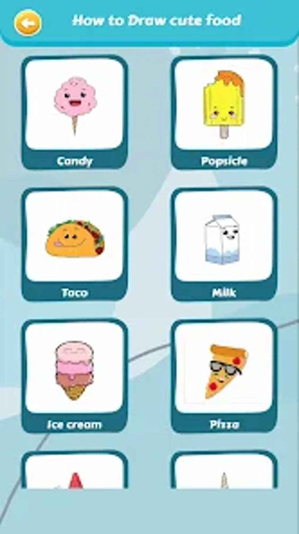 How to Draw Cute Food per Android - Download