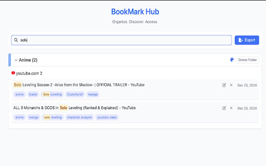 AI Bookmark Manager Pro สำหรับ Google Chrome - ส่วนขยาย ดาวน์โหลด