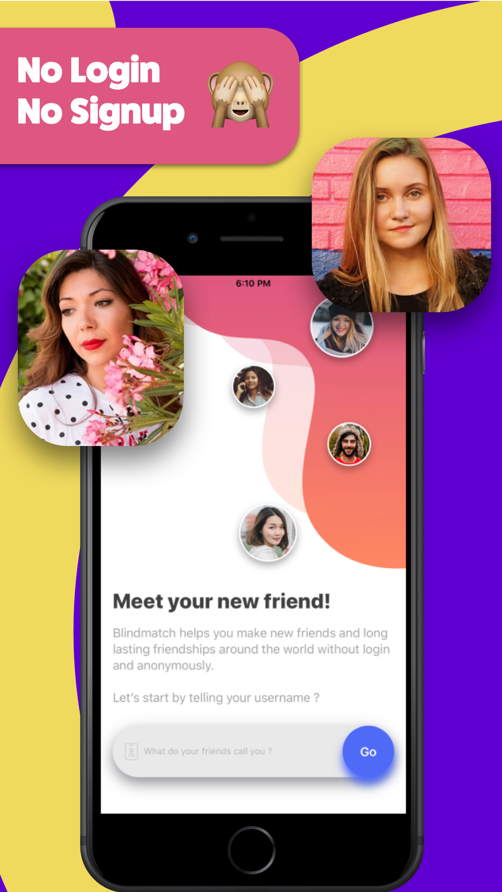 Blindmatch anonymous chat para iPhone - Download