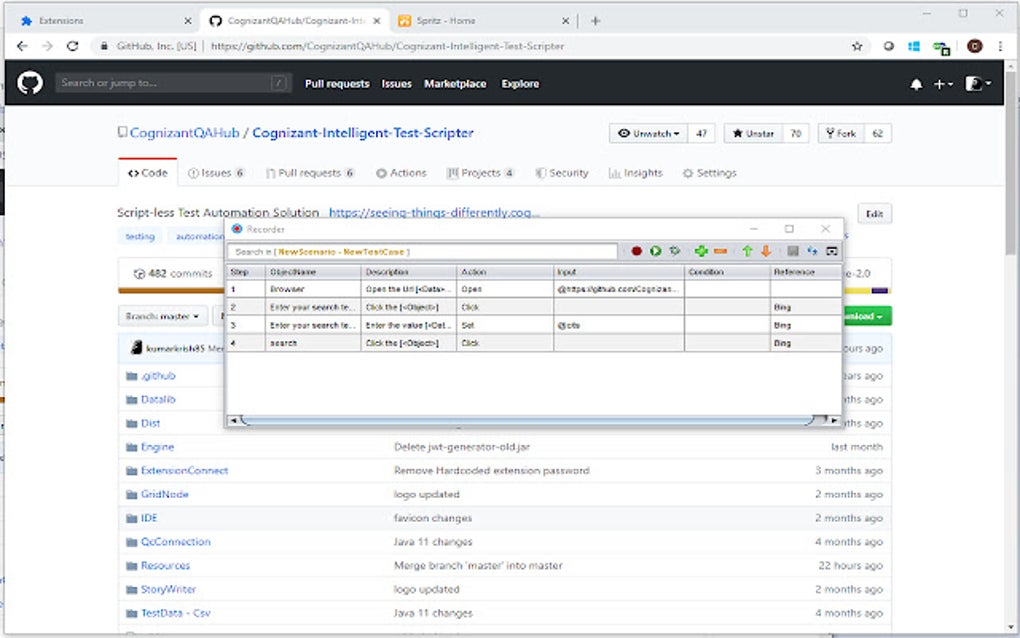 Cognizant Intelligent Test Scripter para Google Chrome - Extensión ...