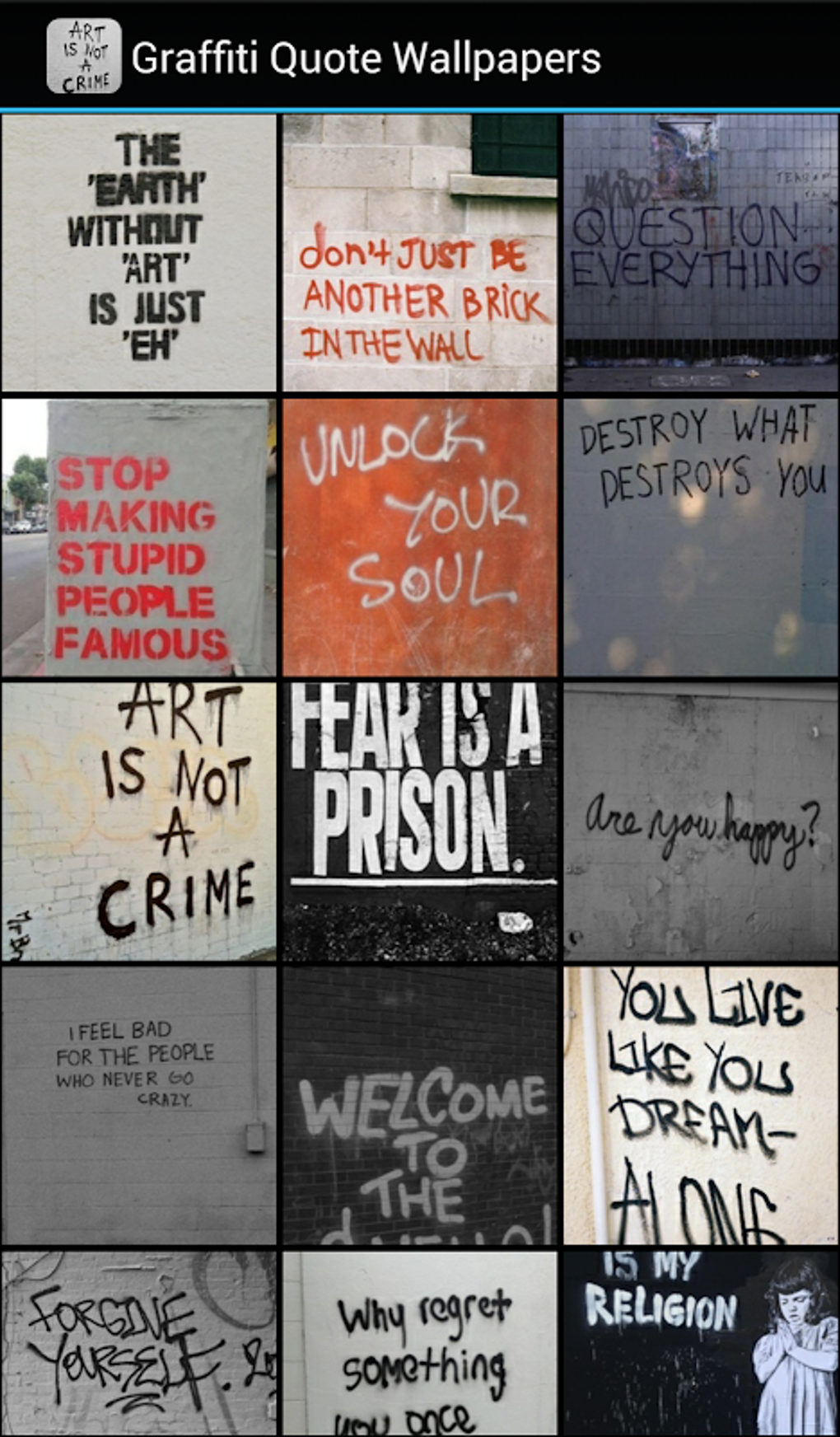 Graffiti Quote Wallpapers APK for Android - Download