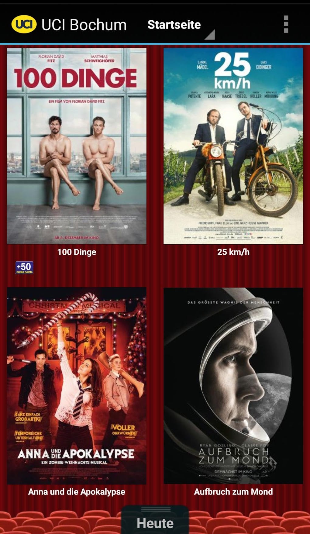 UCI KINOWELT Filme Tickets for Android - Download