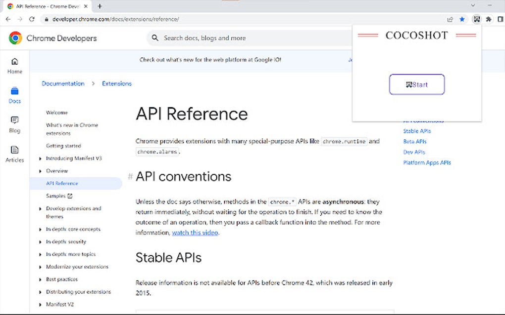 Full page screenshot, screen capture-CocoShot para Google Chrome - Extensión Descargar