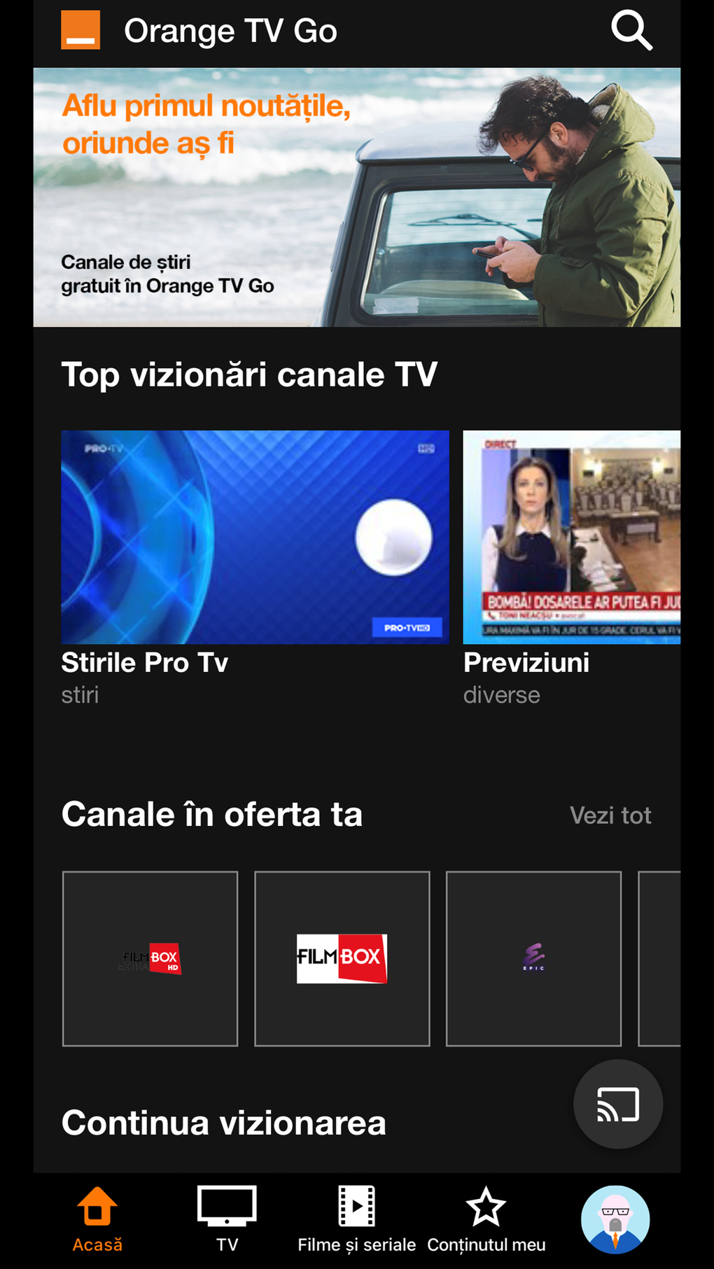 Orange TV Go für iPhone - Download